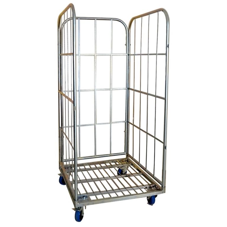 Rolcontainer 3 heks demonteerbaar H 1830mm Pallet plaza