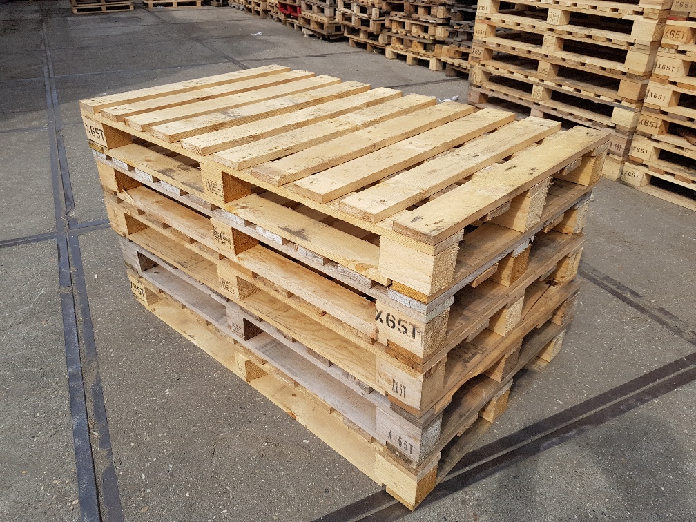 Gebruikte pallets 80x100cm - Pallet Plaza